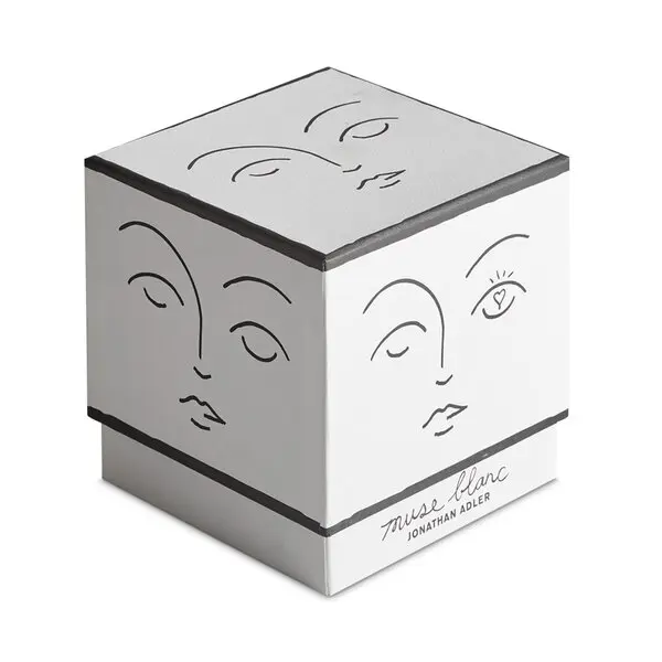 Jonathan Adler Muse Blanc Ceramic Candle