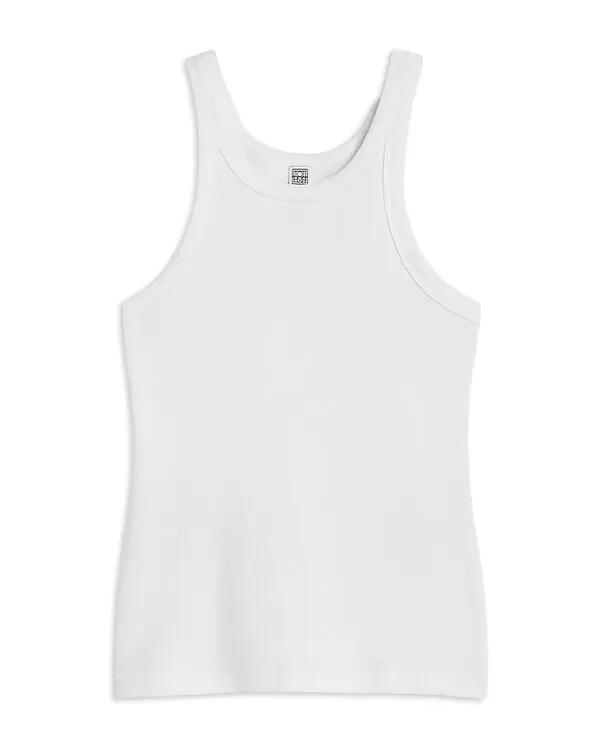 TOTEME Curved Rib Tank - White