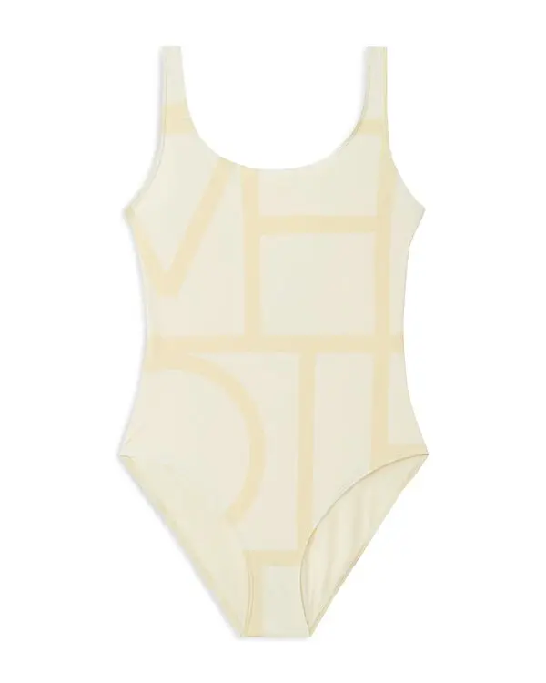 TOTEME Monogram One-piece Swimsuit - Sand