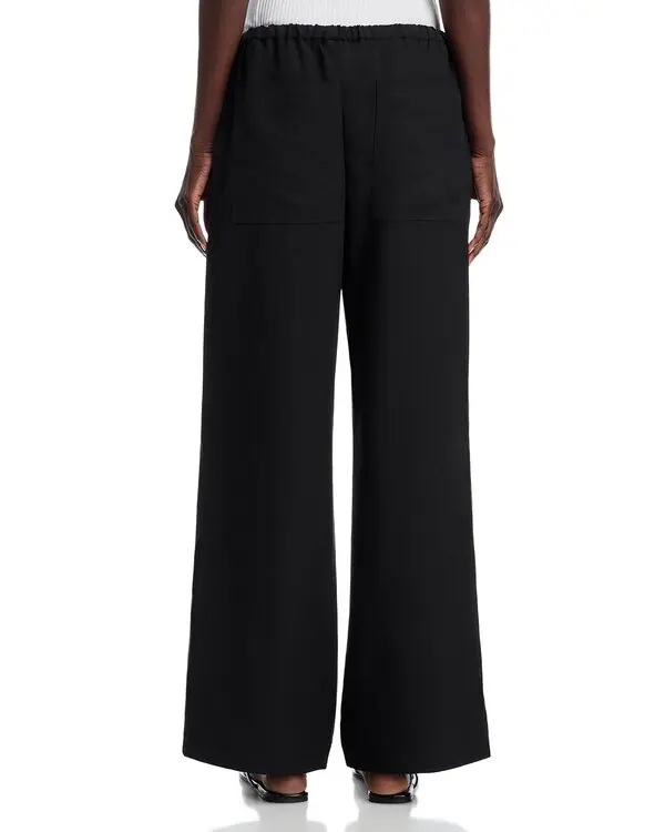 TOTEME Fluid Drawstring Trousers - Black