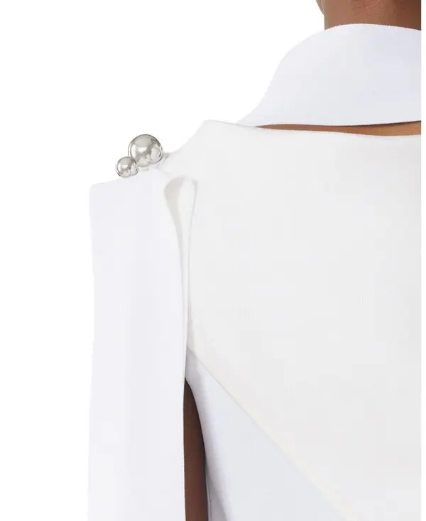 LANVIN Viscose Knit Top - White.