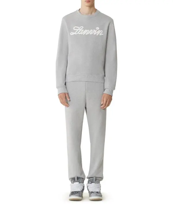 LANVIN Embroidered Logo Jogging Pants