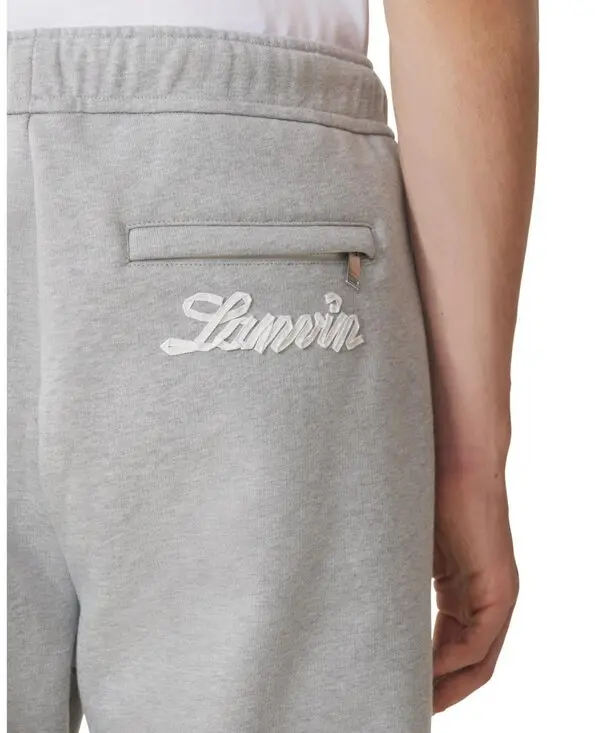 LANVIN Embroidered Logo Jogging Pants