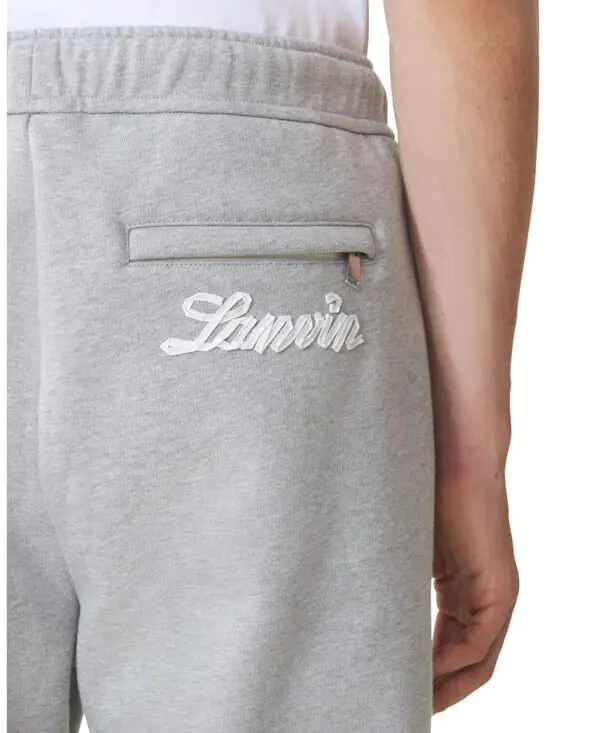 LANVIN Embroidered Logo Jogging Pants