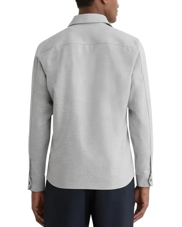 REISS Regular Fit Pocket Shirt - Grey