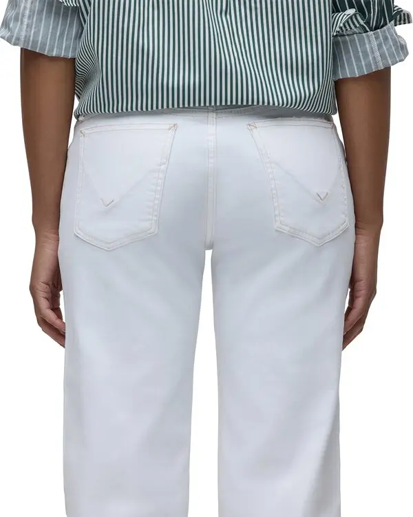 Hudson Jeans Kelli Low-rise Loose Straight Jeans - White