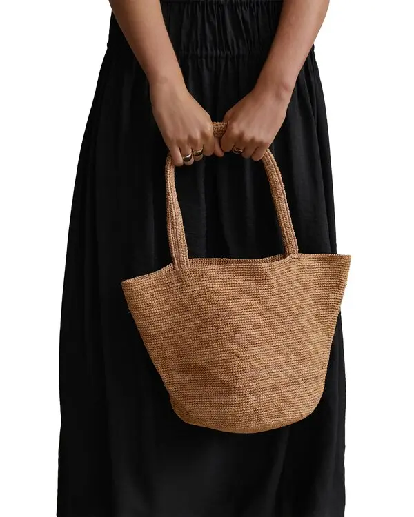 Jenni Kayne Hollis Top Handle Bag - Tan
