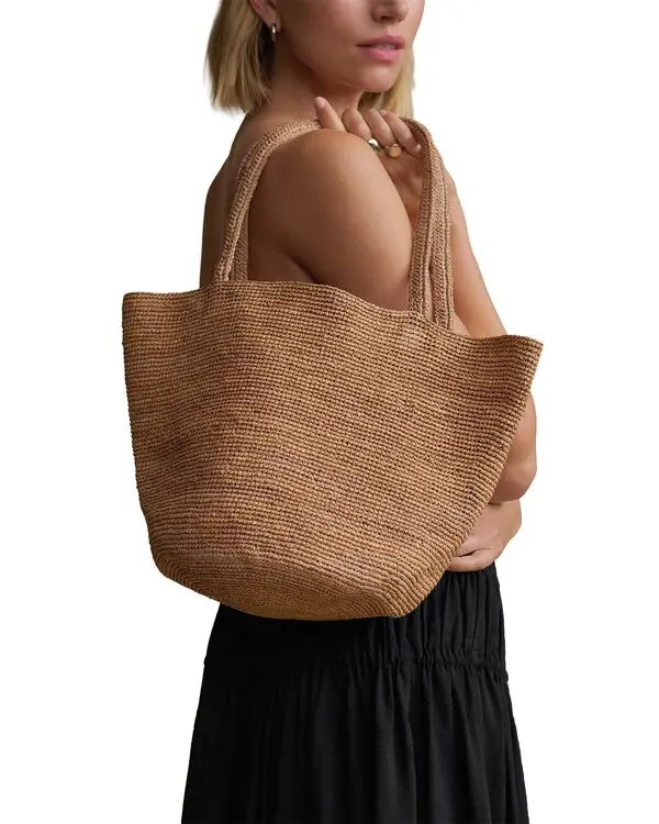 Jenni Kayne Hollis Top Handle Bag - Tan