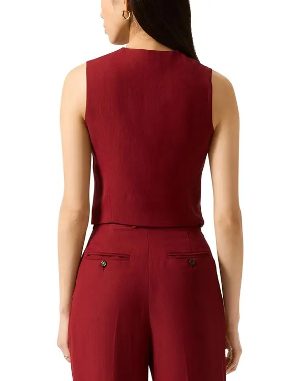 ARGENT Mock Neck Bodysuit - Maroon