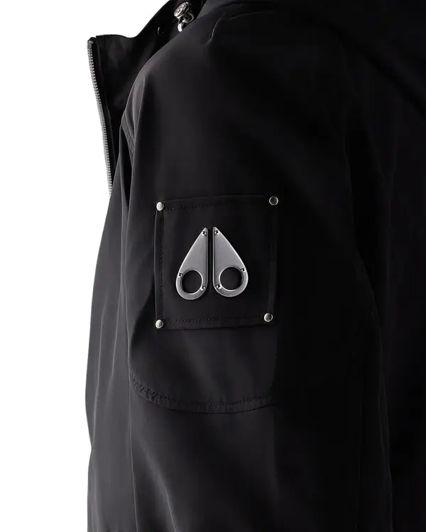 Moose Knuckles Charlesbourg Hooded Jacket - Black
