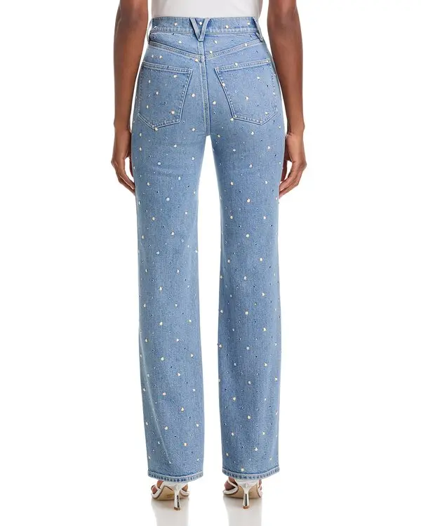 Veronica Beard Dylan High-rise Straight Jeans - Amethyst Forest