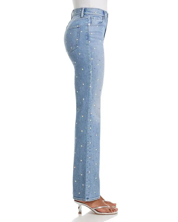 Veronica Beard Dylan High-rise Straight Jeans - Amethyst Forest