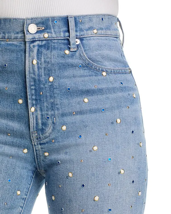 Veronica Beard Dylan High-rise Straight Jeans - Amethyst Forest