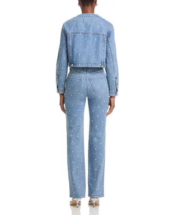 Veronica Beard Dylan High-rise Straight Jeans - Amethyst Forest