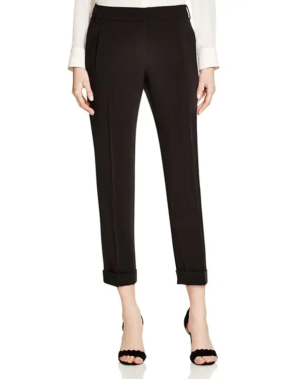 Max Mara Tailored Triacetate Blend Pants - Black