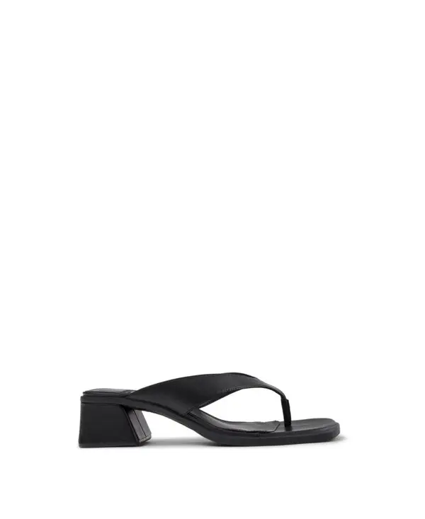 Camper Kora Leather Sandals - Black