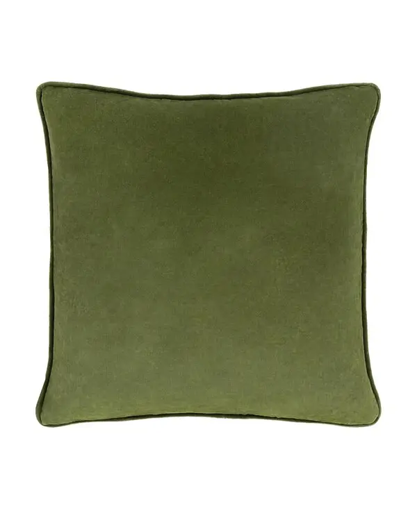 SURYA Safflower Decorative Pillow - Medium Green