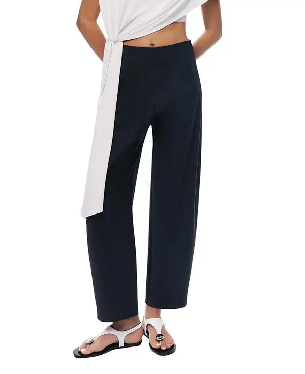 NOCTURNE Tailored Straight-leg Pants - Black