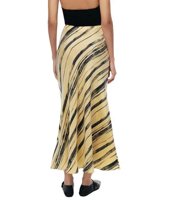 NOCTURNE Printed Midi Skirt