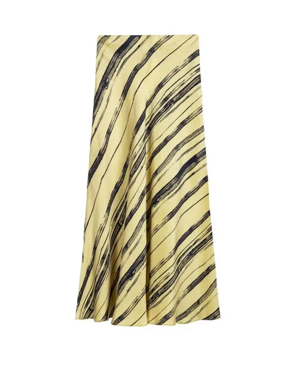 NOCTURNE Printed Midi Skirt