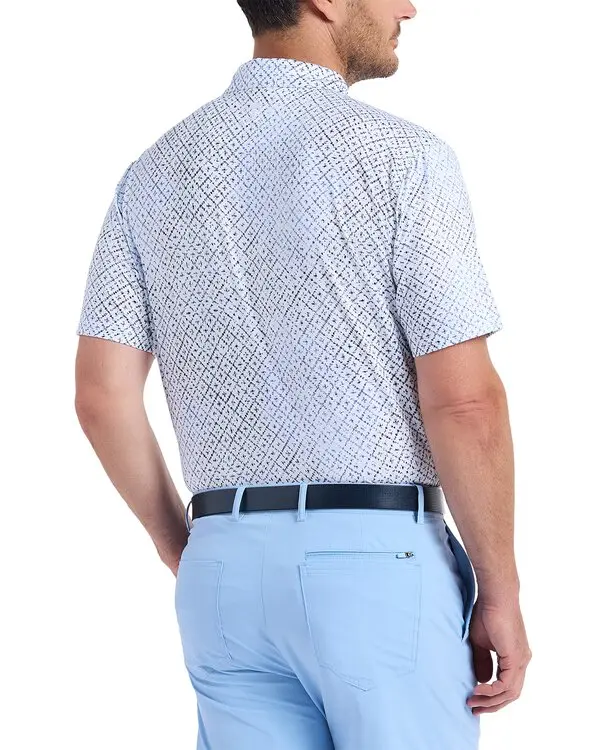 Robert Graham Dalby Short Sleeve Knit Polo Shirt