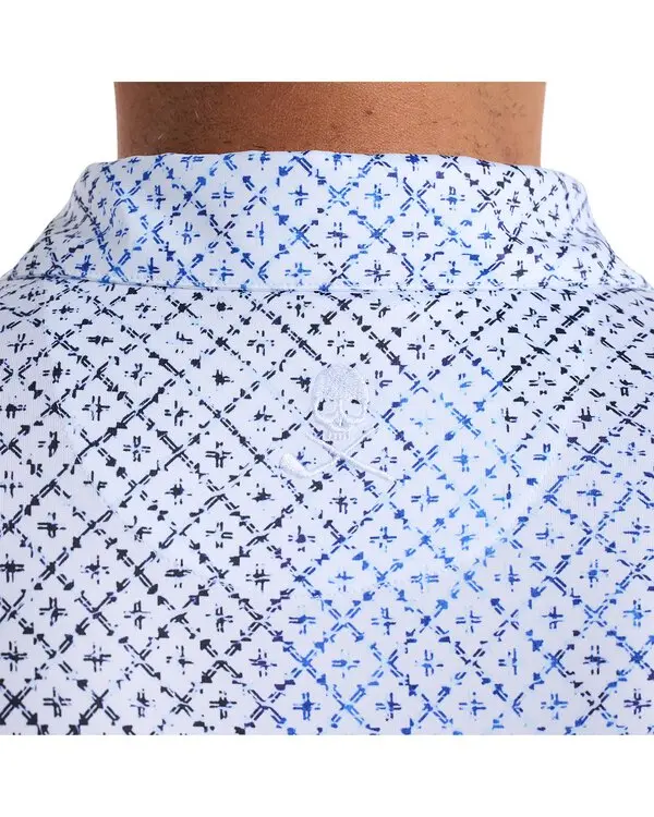 Robert Graham Dalby Short Sleeve Knit Polo Shirt