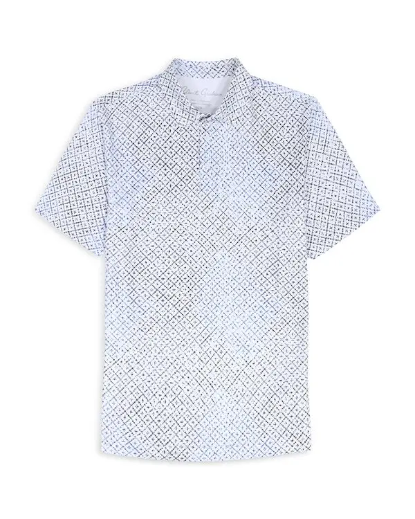 Robert Graham Dalby Short Sleeve Knit Polo Shirt