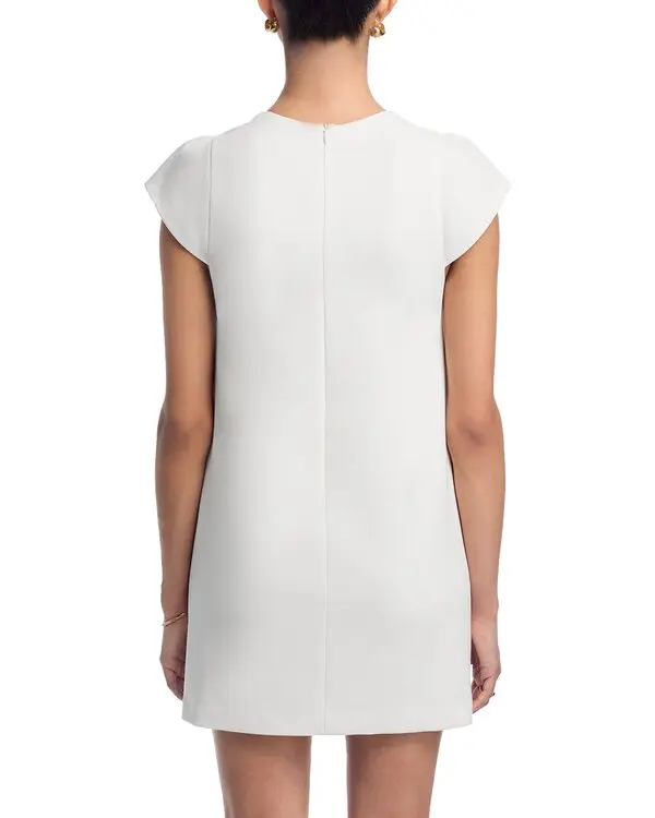 French Connection Whisper Cap Sleeve Mini Dress - Summer White