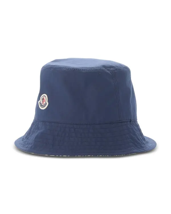 Moncler Logo Bucket Hat - Dark Blue