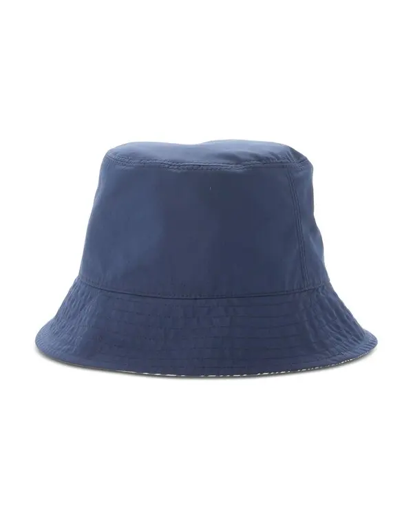 Moncler Logo Bucket Hat - Dark Blue
