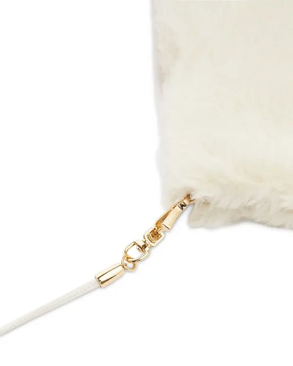 Max Mara Ombrato Alpaca Blend Teddy Mittens - Optical White