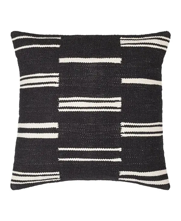 SURYA Carlton Decorative Pillow - Black/off-white