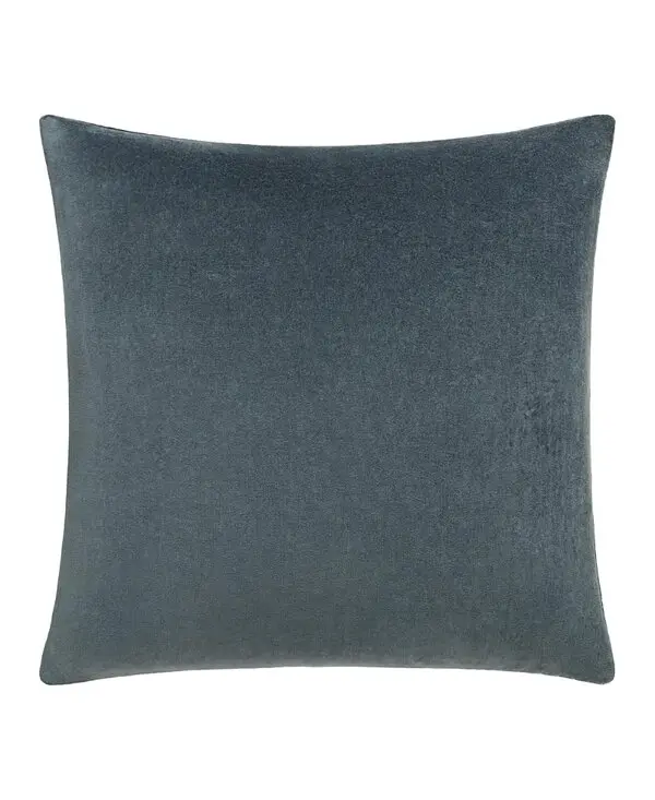 SURYA Cotton Velvet Decorative Pillow - Slate Gray