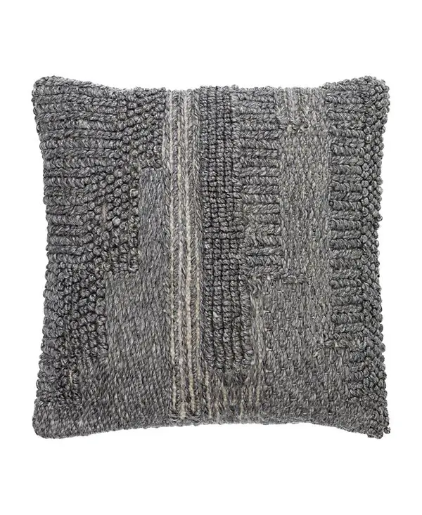 SURYA Gabon Decorative Pillow - Medium Gray