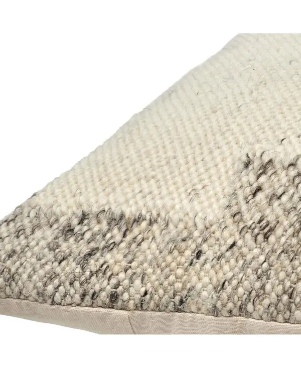 SURYA Deccan Traps Decorative Pillow - Ivory/brown
