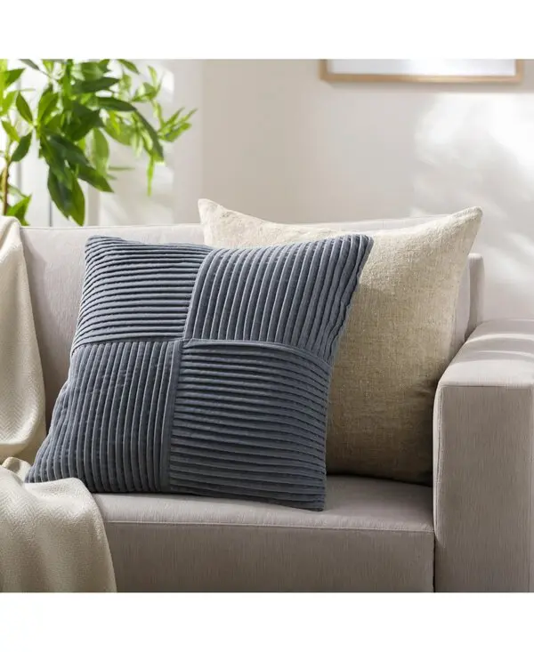 SURYA Conrad Decorative Pillow - Slate
