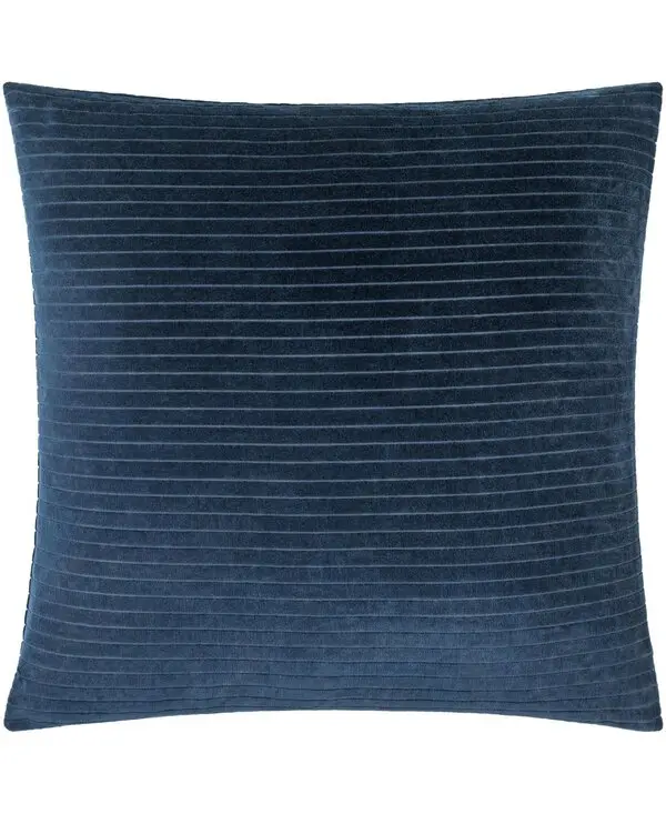 SURYA Cotton Velvet Stripes Decorative Pillow