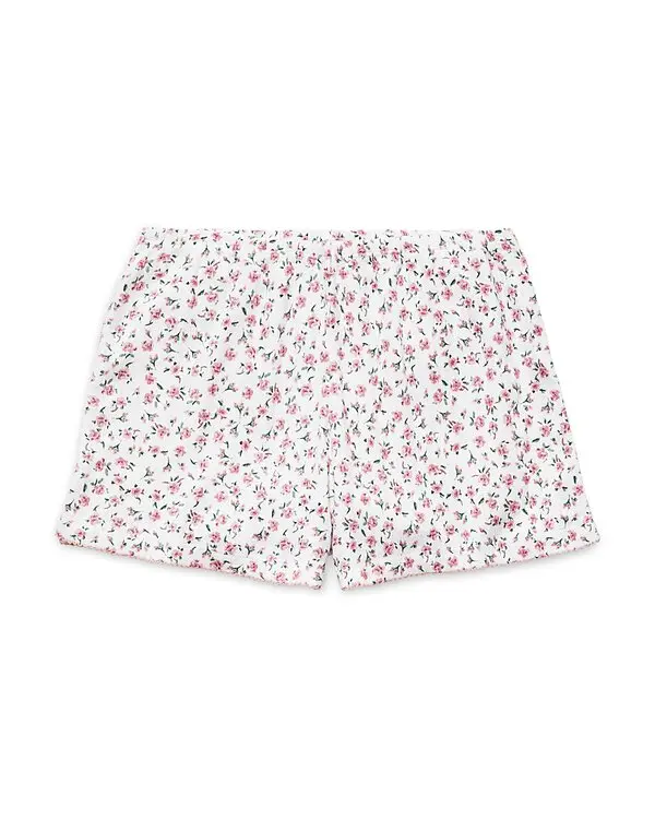 PETITE PLUME Pointelle Knit Shorts - Pink