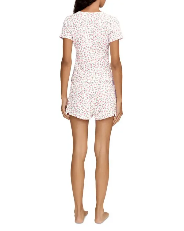 PETITE PLUME Pointelle Knit Shorts - Pink
