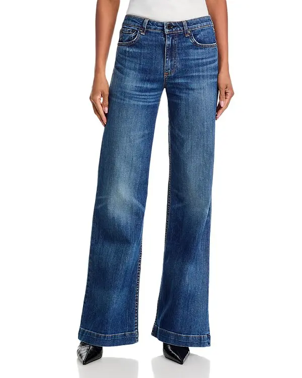 ASKK NY Juniper High-rise Wide-leg Jeans - Auburn
