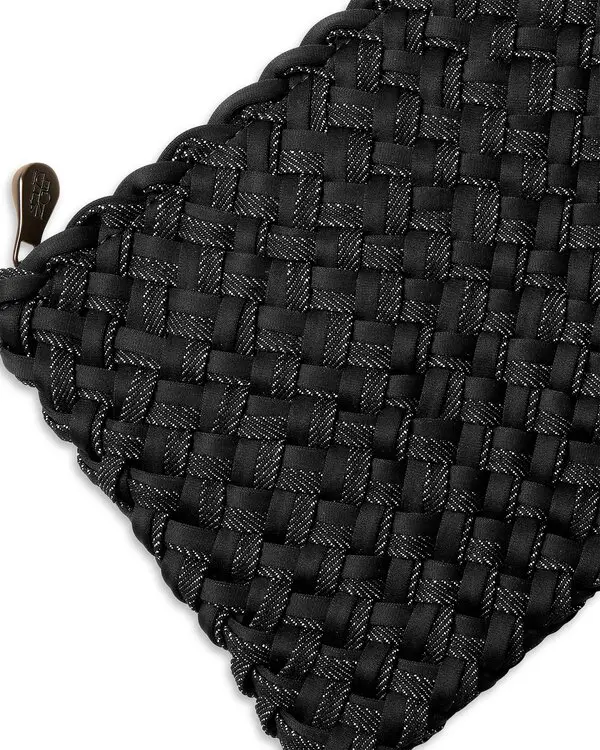 NAGHEDI St. Barths Medium Double Weave Tote - Jet
