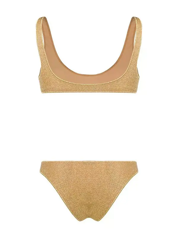 Oseree Metallic Lurex Bikini Set