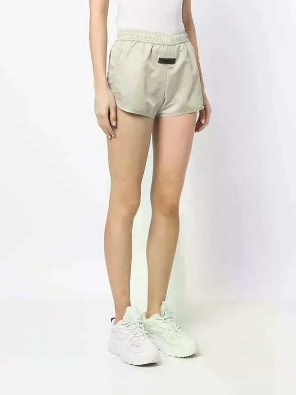 Fear Of God Logo Patch Mini Shorts