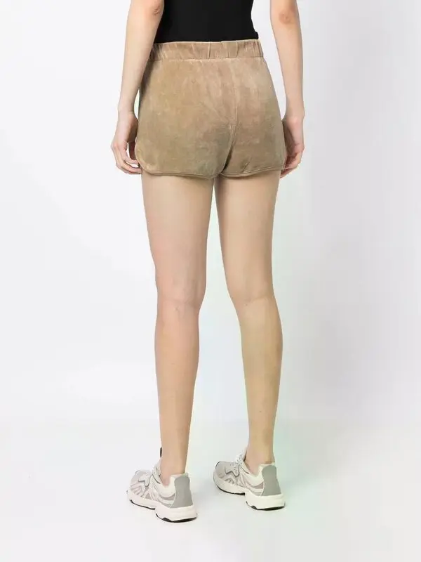 Fear Of God Velvet-effect Logo-tag Shorts