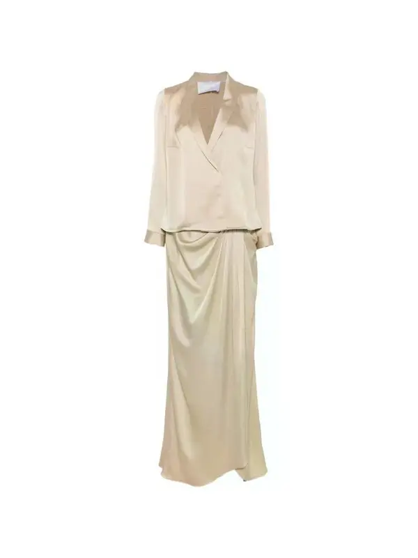 AIRE Draped Skirt Set