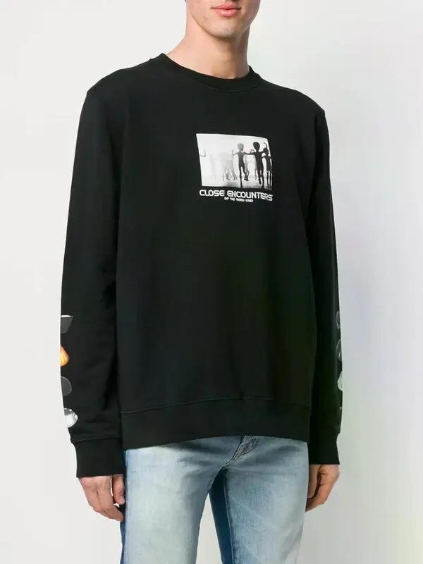 COUNTY OF MILAN Aliens Printed Sweatshirt