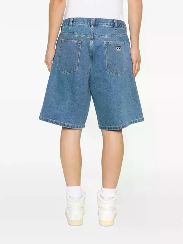 Obey Logo-embroidered Shorts