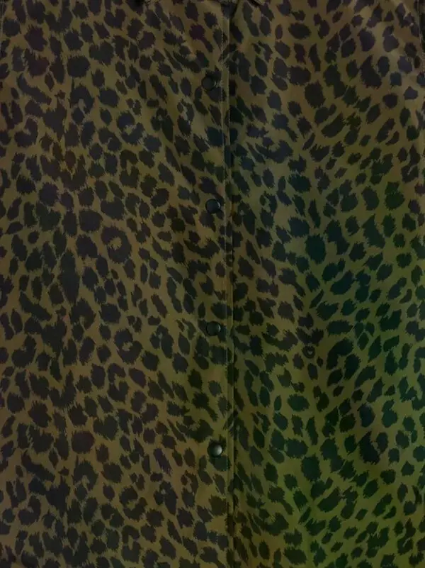 Aspesi Leopard Print Shirt Jacket