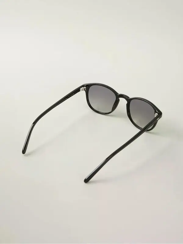 LESCA Gradient Sunglasses - Black