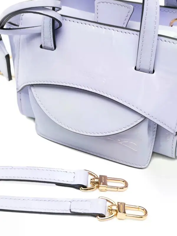 HIDESINS Xs Flap-fastening Tote - Purple